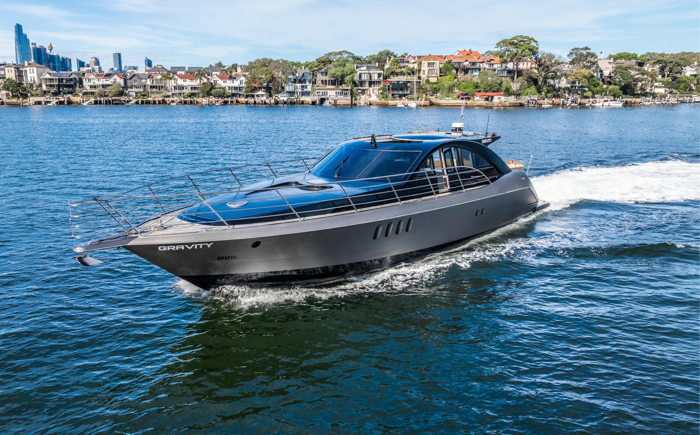 GRAVITY Boat Sydney | 70 foot Cruiser